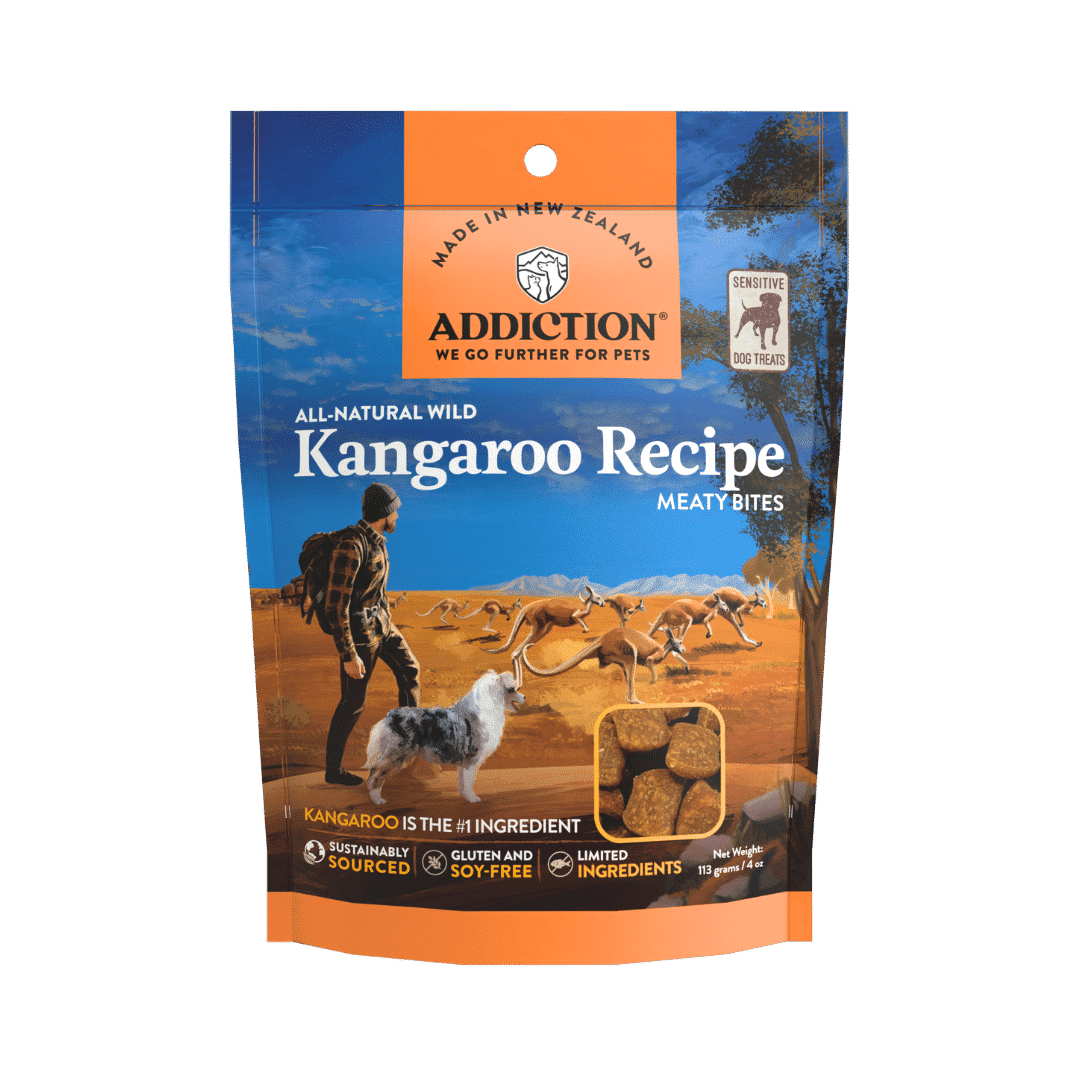 Kangaroo Recipe Meaty Bites | Addiction Pet NZ