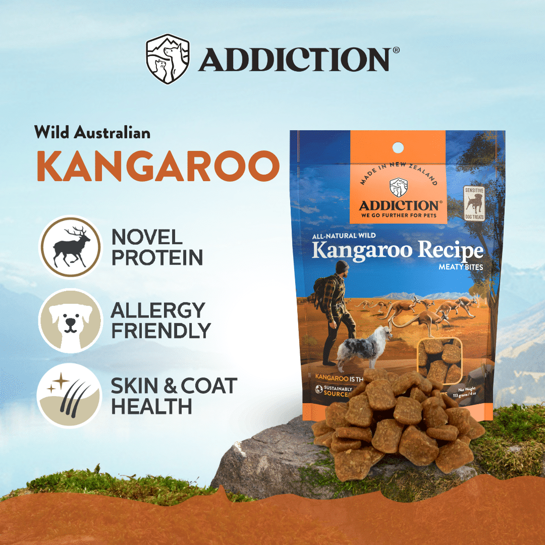 Food Kangaroo Recipe Meaty Bites | Addiction Pet